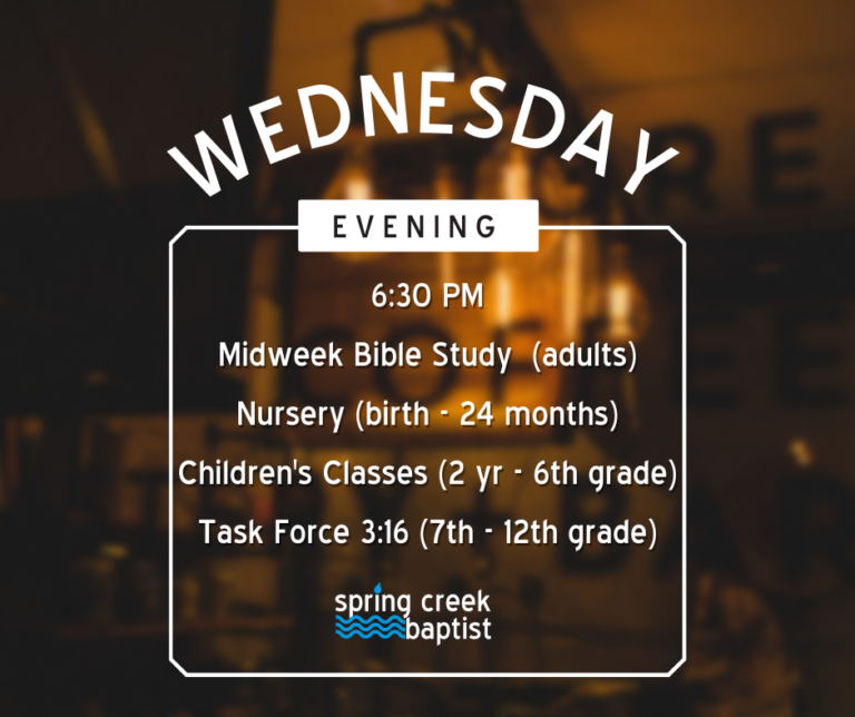 Services - Spring Creek Baptist Church